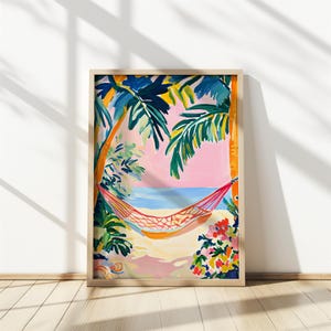 Matisse Beach Print PRINTABLE Trendy Coastal Poster Maximalist Wall Art ...