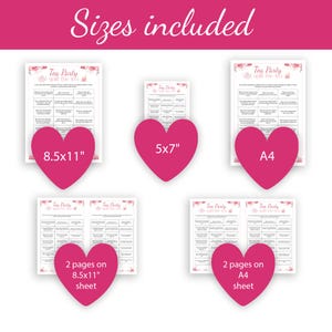Spill the Tea Game Printable, Tea Party Game, Ladies' Tea Party ...