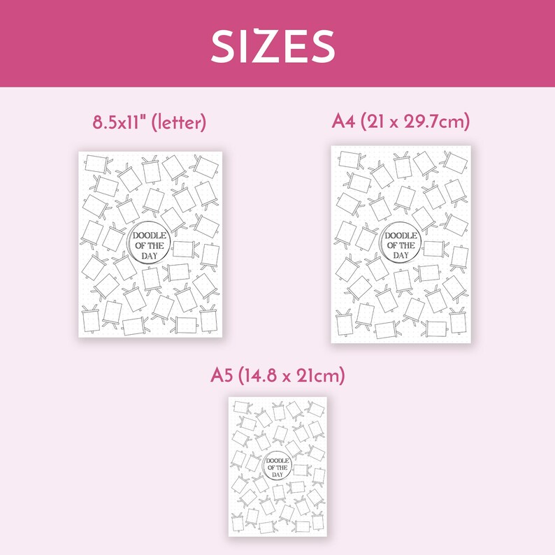 Easels Doodle of the Day Printable Daily Doodle Coloring Page Art ...