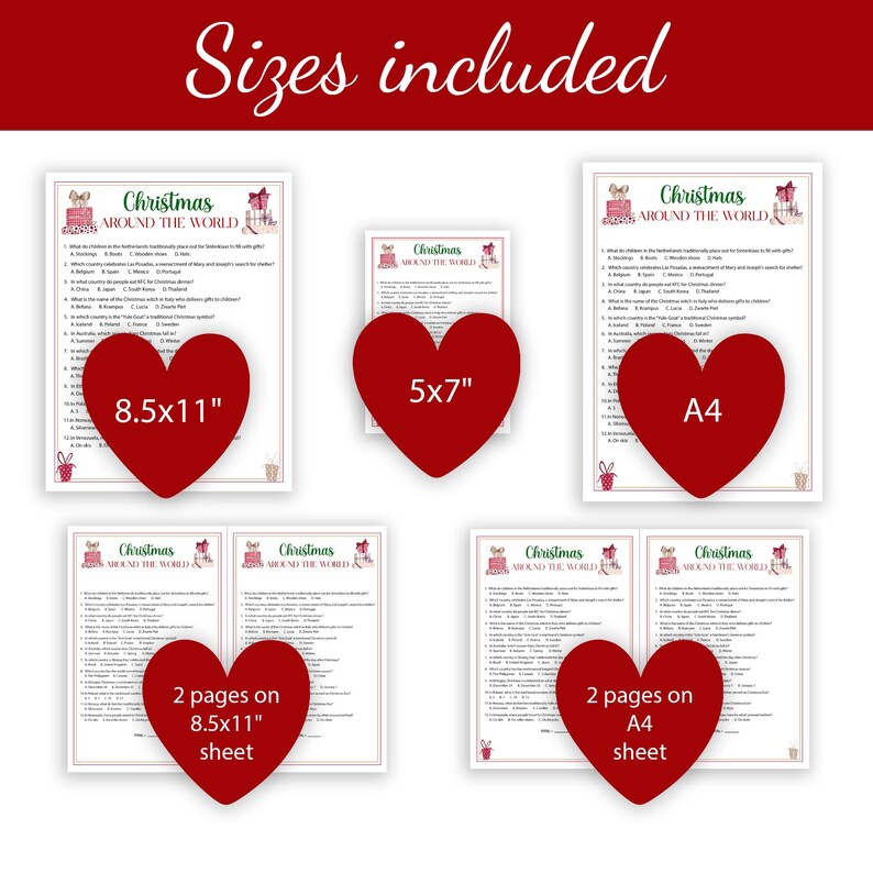 Christmas Trivia Bundle | 20 PRINTABLE Holiday Quiz Games for Family ...
