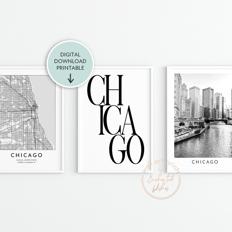 Chicago Print - Etsy