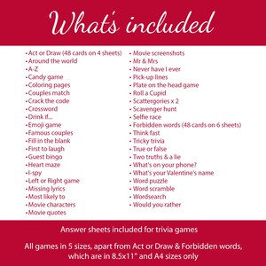 Valentine's Game Bundle Printable, Valentine's Day Party Games ...