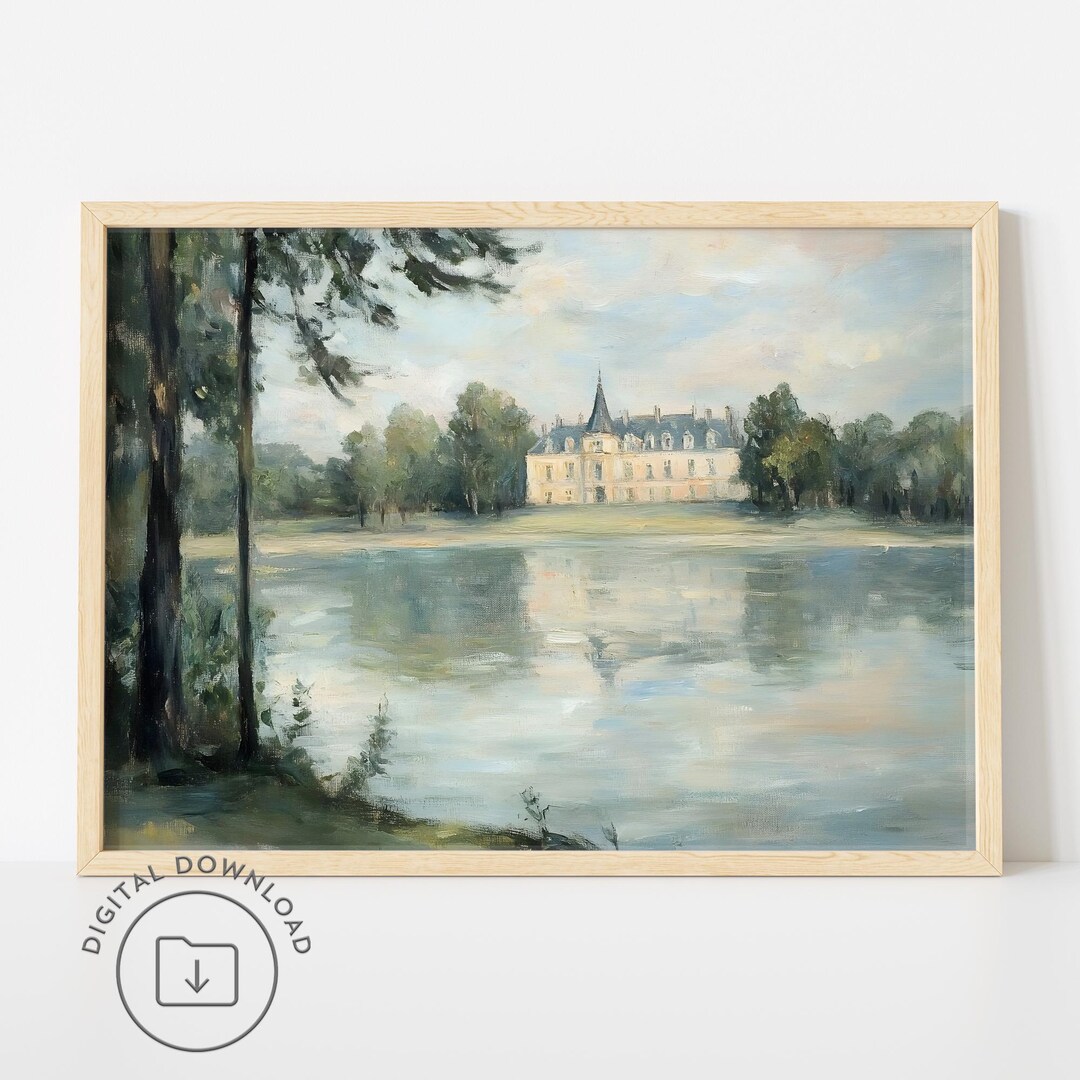 French Chateau Print PRINTABLE Chateaucore Decor Trendy France Country ...