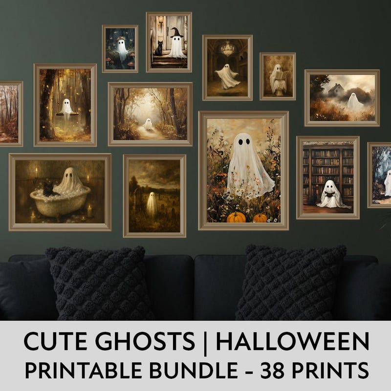 Cute Spooky Paintings - Etsy