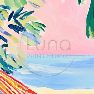 Matisse Beach Print PRINTABLE Trendy Coastal Poster Maximalist Wall Art ...