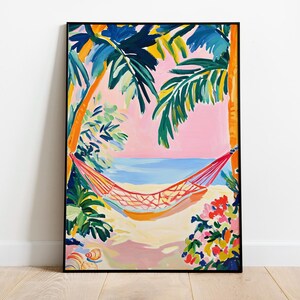 Matisse Beach Print PRINTABLE Trendy Coastal Poster Maximalist Wall Art ...