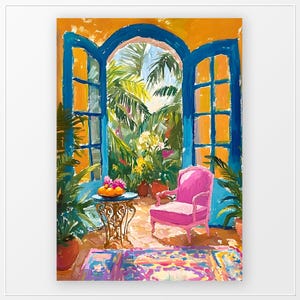 Summer Wall Art Print PRINTABLE Trendy Matisse Open Window Poster ...