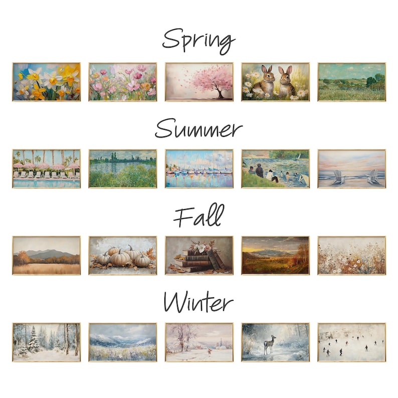 Ultimate Frame TV Art Bundle Seasons & Holidays Samsung Frame TV Art ...