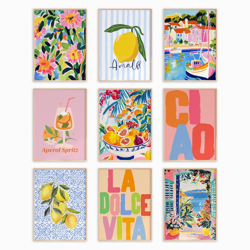Italy Beachy Prints - Etsy