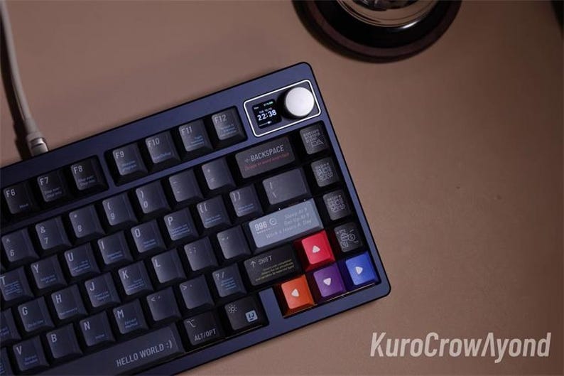 Programmer-themed hello World Keycaps Black/white/grey - Etsy UK