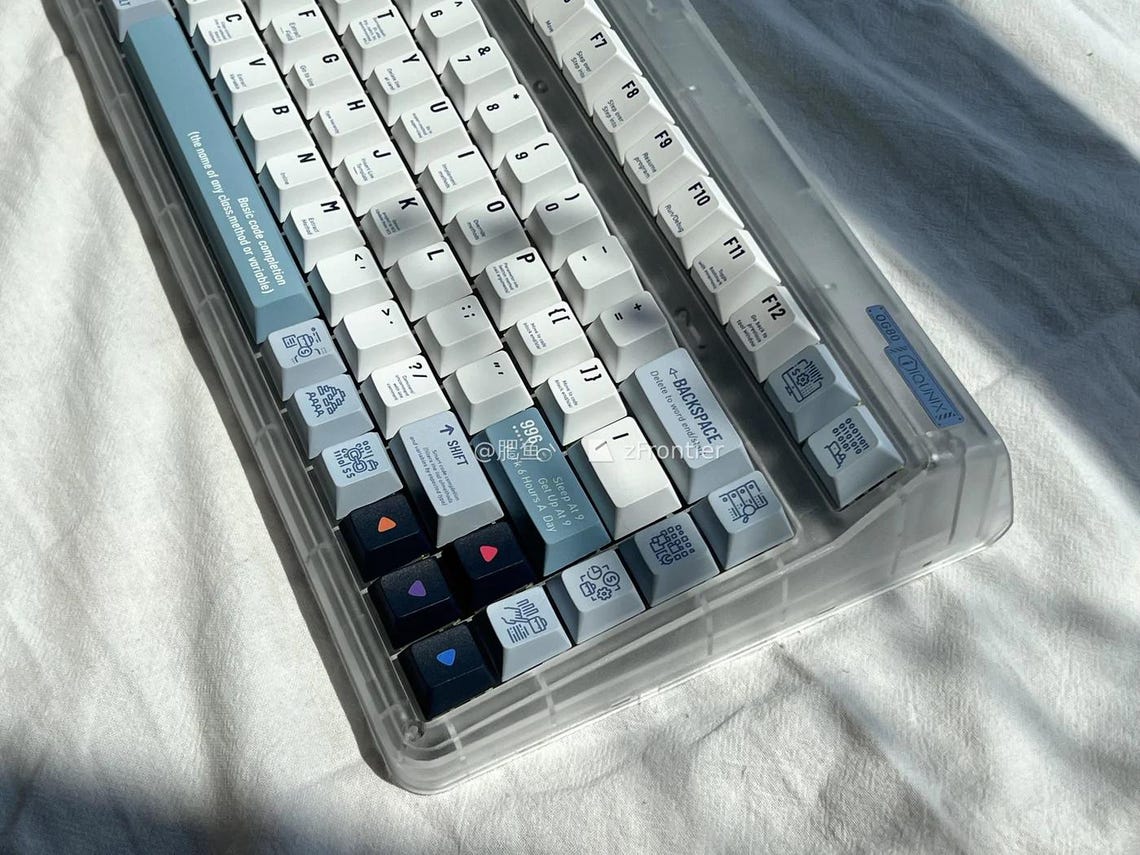 Programmer-themed hello World Keycaps Black/white/grey - Etsy UK