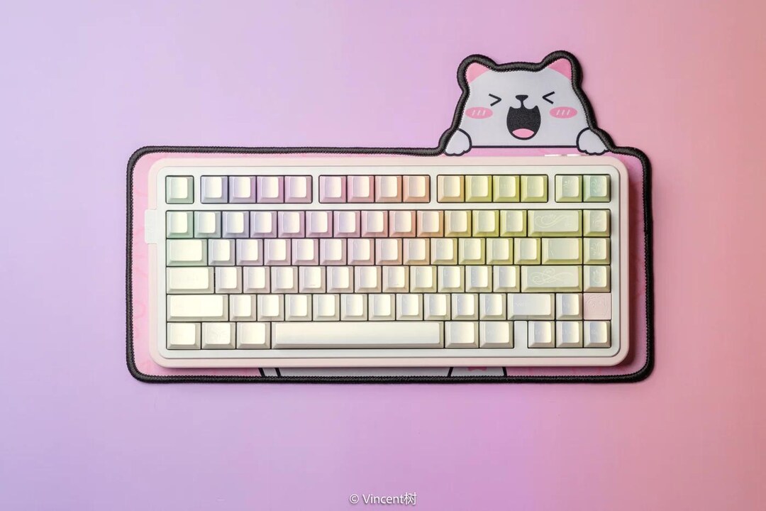 Vivid and Colorful – Glass Rainbow Pearl Keycaps - Etsy