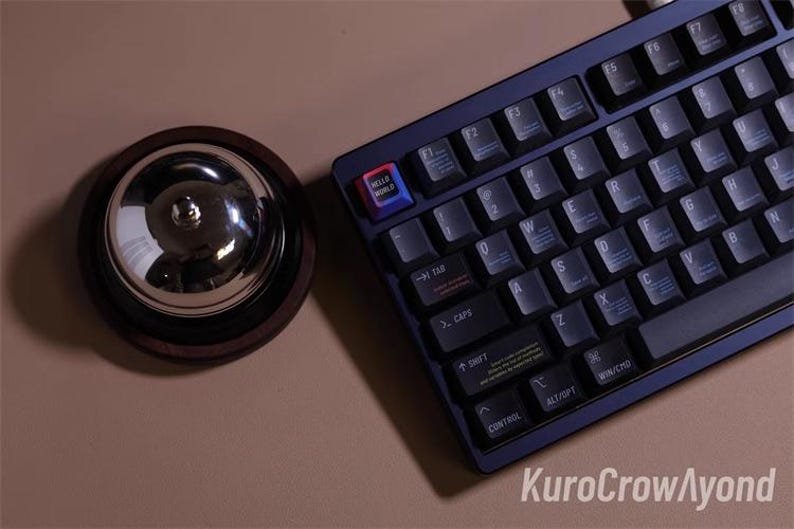 Programmer-themed hello World Keycaps Black/white/grey - Etsy UK