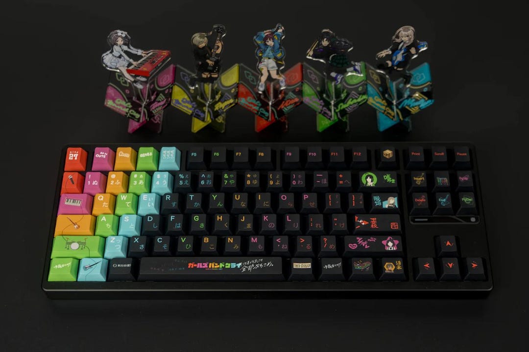 Girls Band Cry Anime-themed Keycaps (GBC) - Etsy