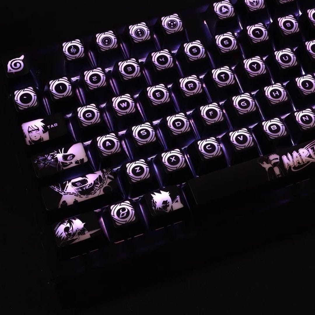 Naruto Illuminated Custom Gaming Keycaps （razer/corsair） - Etsy UK