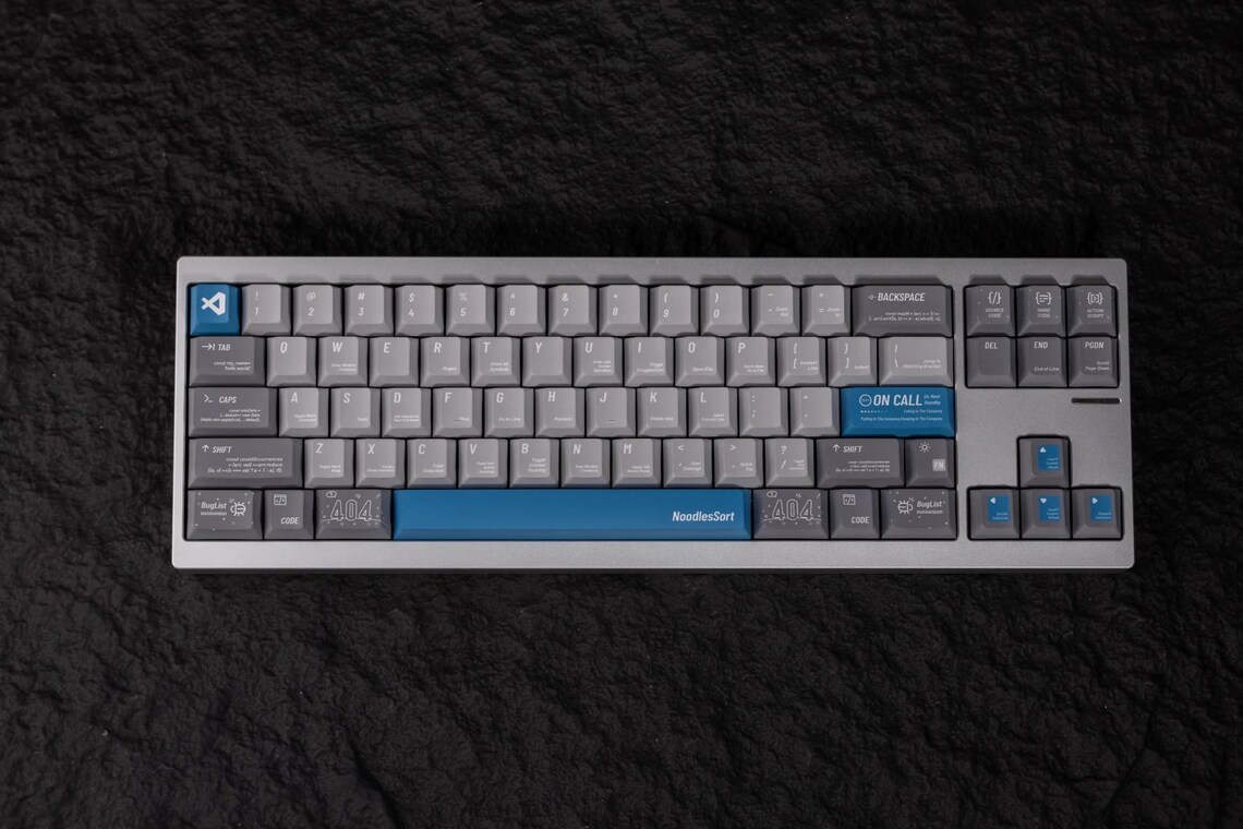 Programmer-themed hello World Keycaps Black/white/grey - Etsy UK