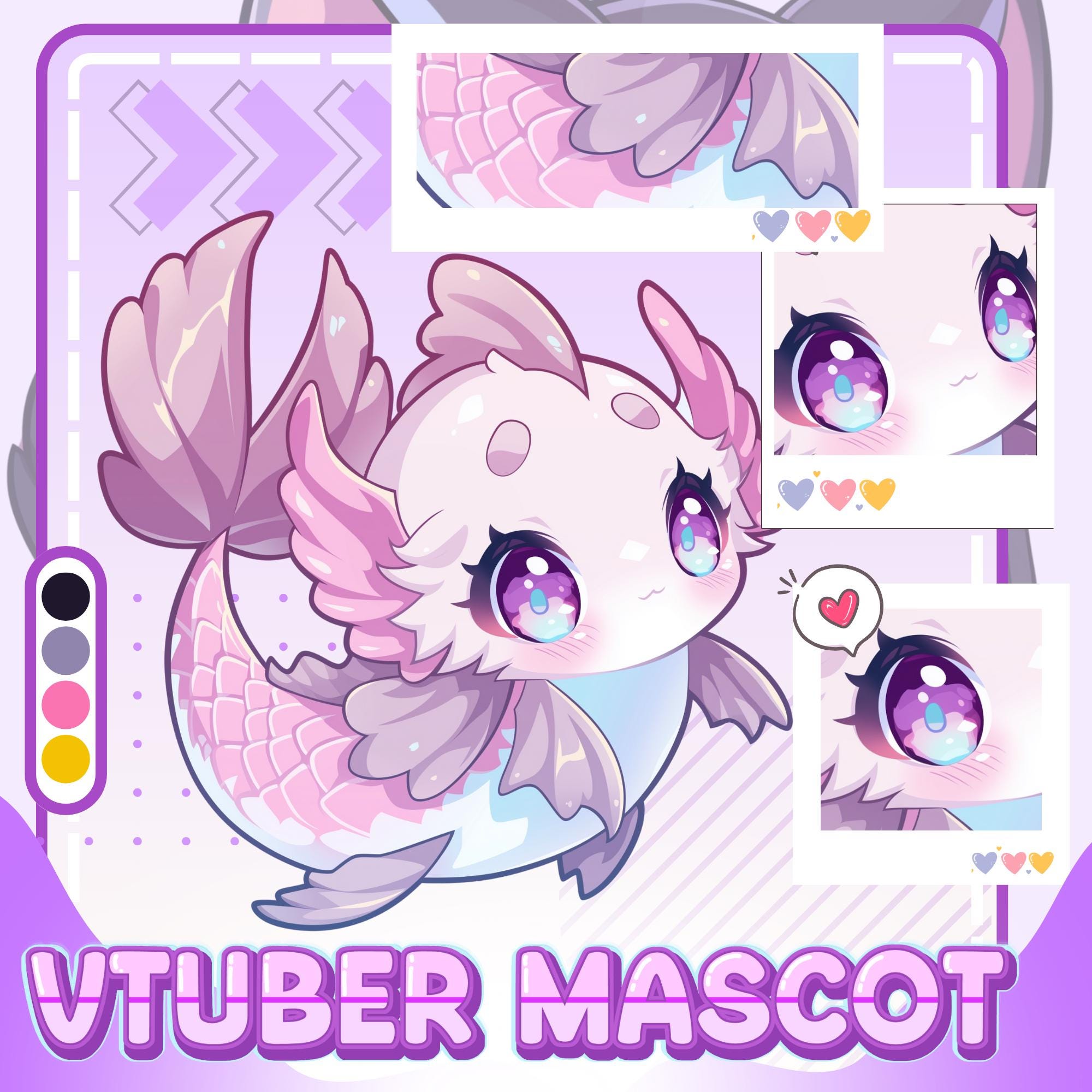 Custom Vtuber Mascot | Vtuber Mascot | Animal Pet | L2d | Mascot ...