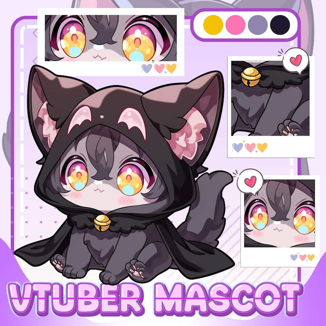 Custom Vtuber Mascot | Vtuber Mascot | Animal Pet | L2d | Mascot ...