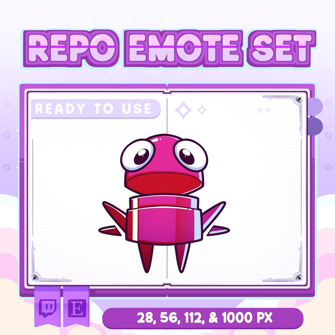 REPO Emote Set, REPO Emote, 1 Pack REPO Emote, Shock Emote, Repo, Repo ...