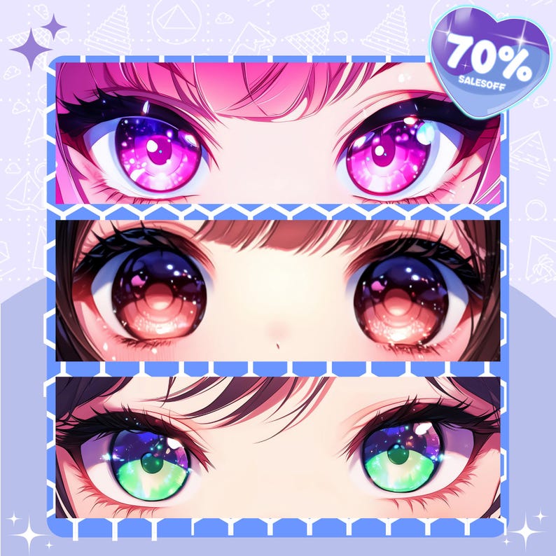 Custom Eye Banner Banner Cute Banner Banner Design Custom Banner Kawaii ...