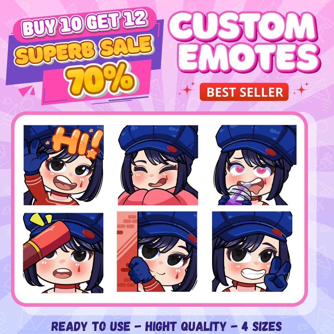 Twitch Emotes Custom, Twitch Emotes, Kick Emotes, High Quality Custom ...