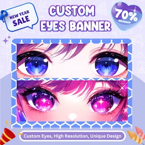 Custom Eye Banner | Banner | Cute Banner | Banner Design | Custom ...