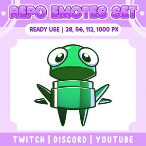 REPO Emote Set, REPO Emote, 1 Pack REPO Emote, Shock Emote, Repo, Repo ...