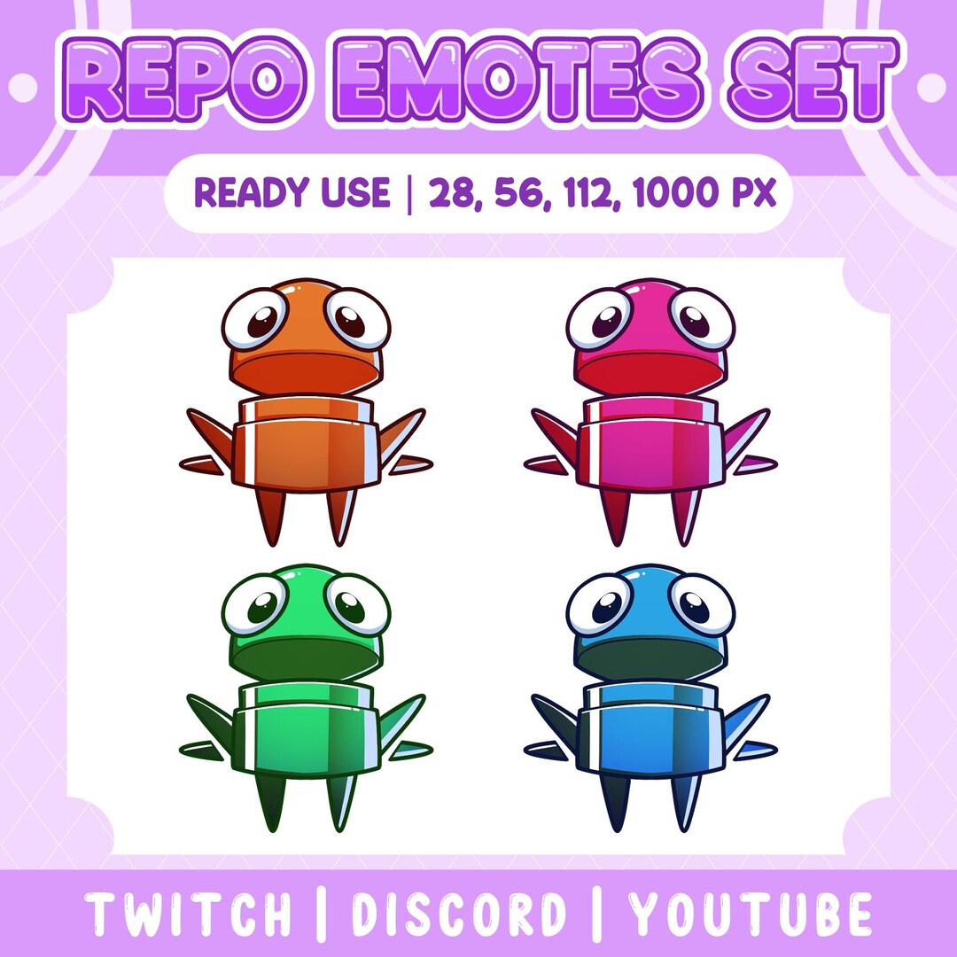 REPO Emote Set, REPO Emote, 1 Pack REPO Emote, Shock Emote, Repo, Repo ...