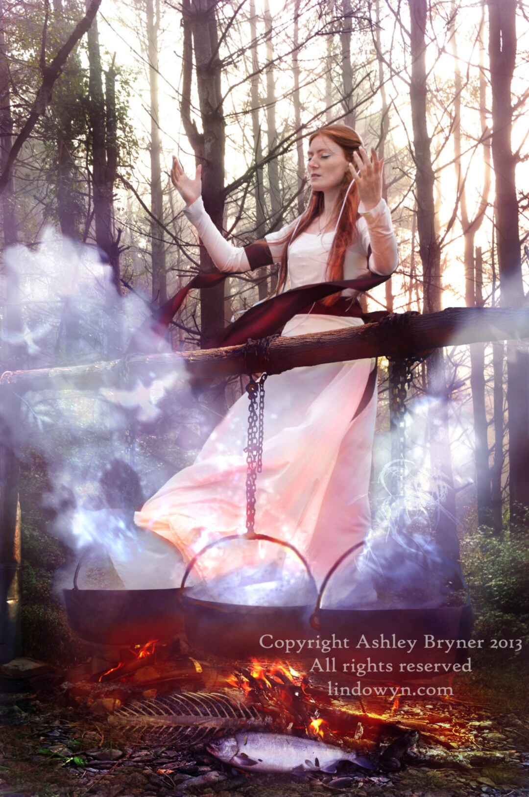 The Cauldron Born: Ceriddwen Art Print - Etsy