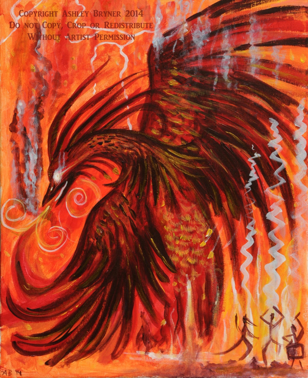 Firebird Art Print - Etsy