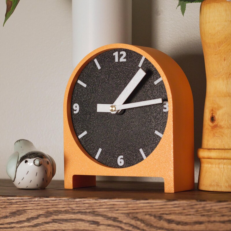 Modern Design Desk Clock - Etsy