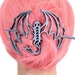 Dragon Bun Holder Hair Cage 3D Printed Mythical Creature Long Hair ...