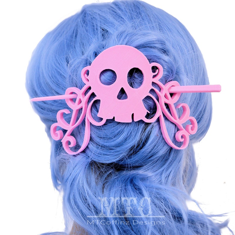 Skull Hair Accessory - Etsy