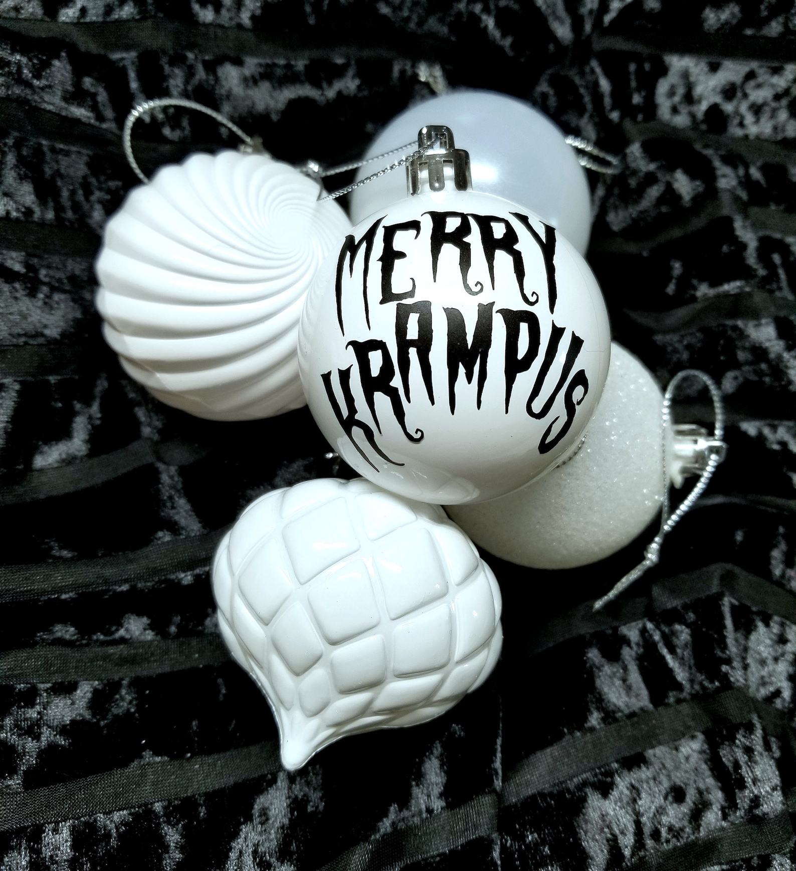 Merry Krampus Decals 10 Pack for Christmas Ornaments DIY Craft - Etsy