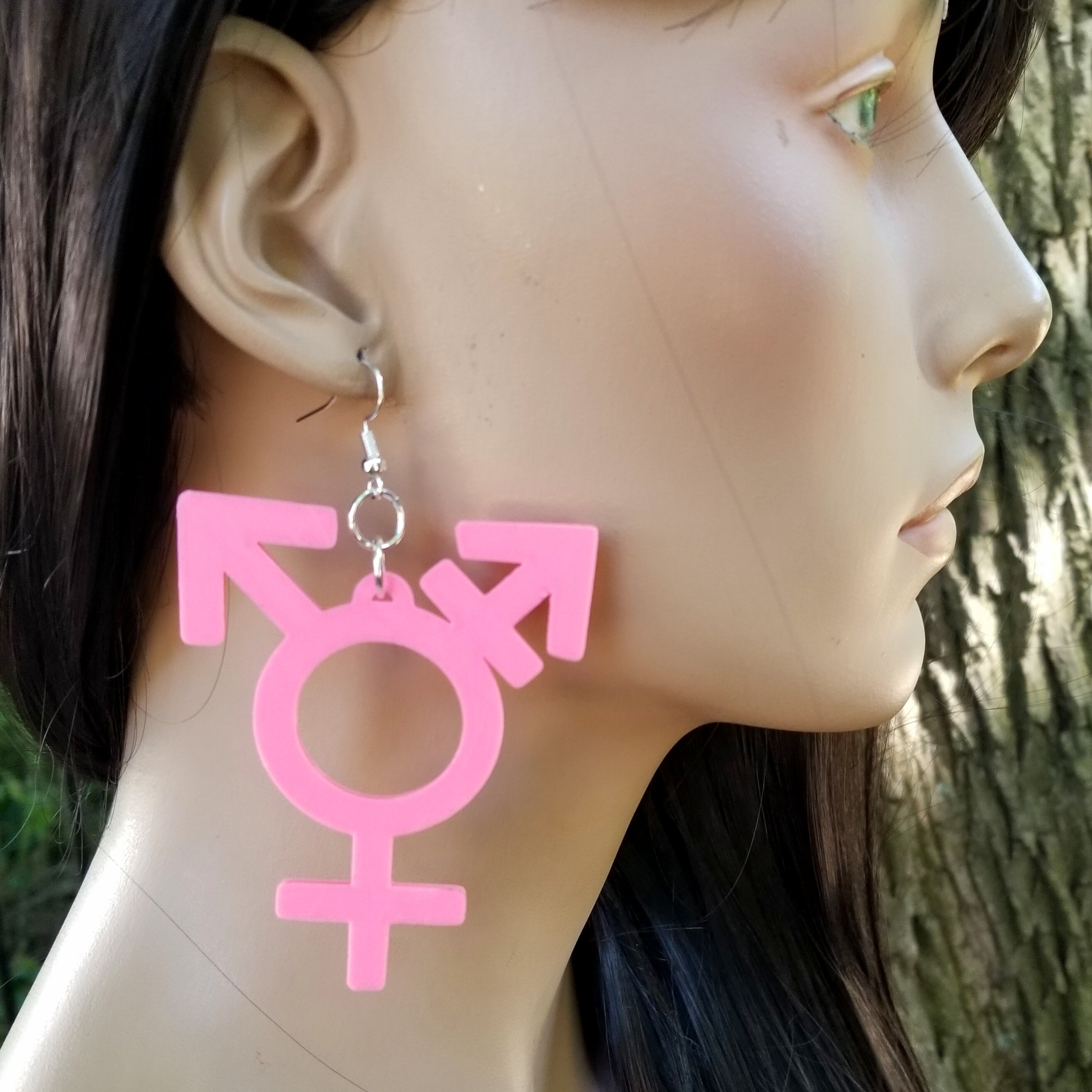 Trans symbol Transgender pride non-cis gender rights giant | Etsy