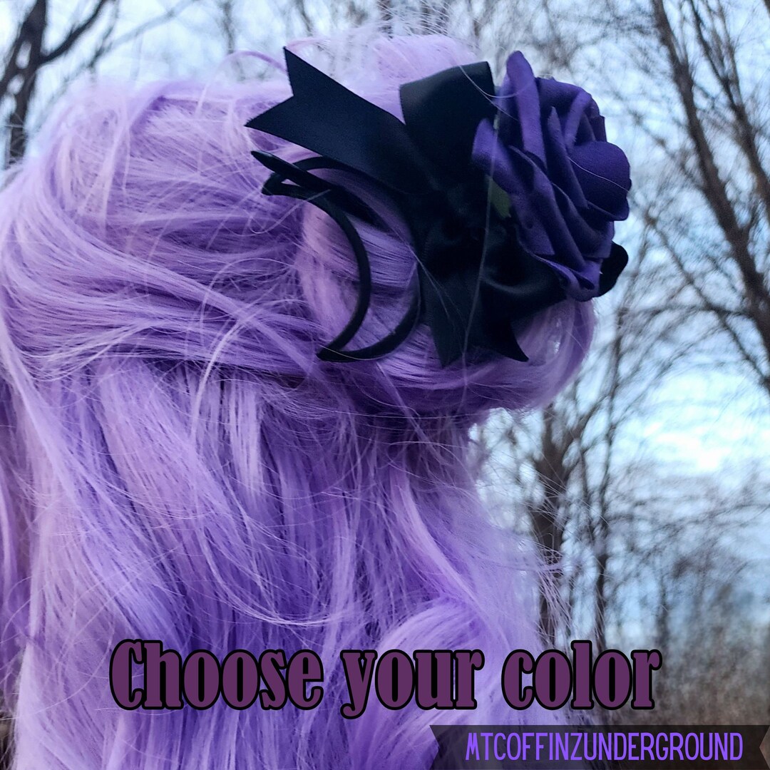 Triple Moon Rose Bun Holder Hair Cage 3D Printed Long Hair Accessory ...