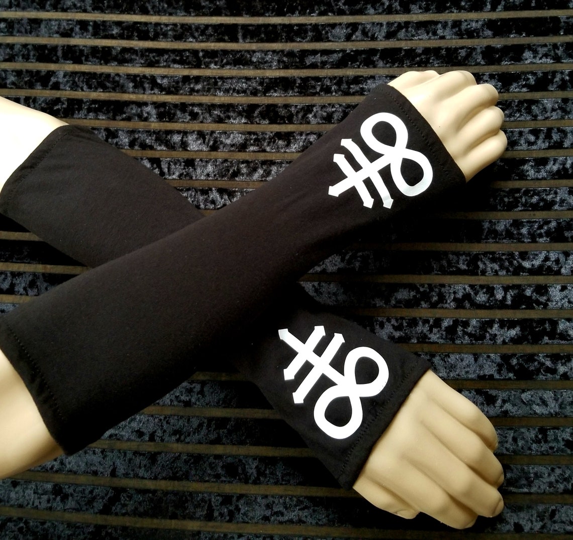 Leviathan Cross Unholy Lucifer Sigil Satanic Arm Warmers | Etsy