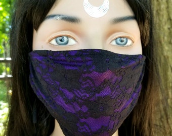 Lace Face Mask - Etsy