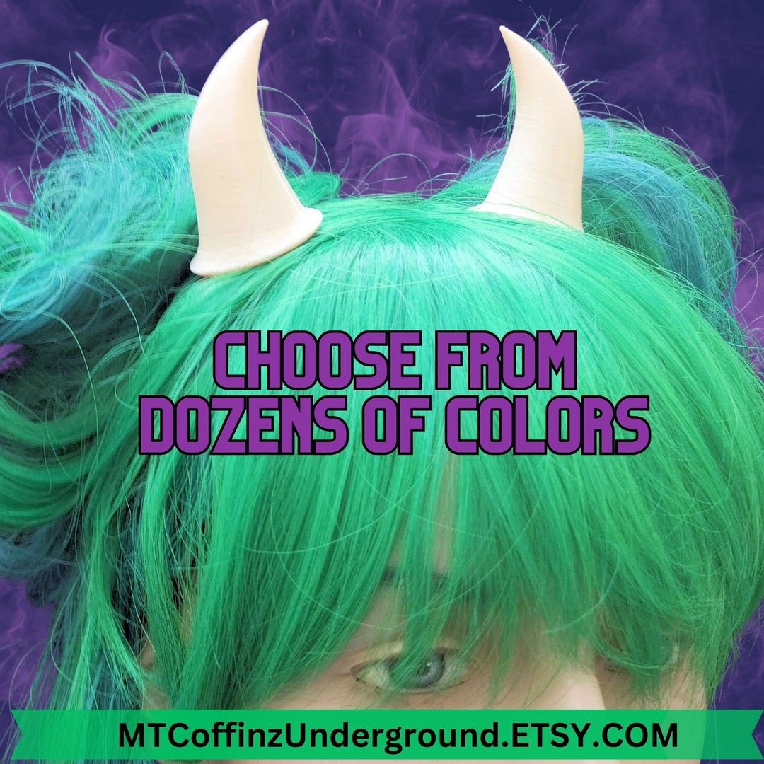 Clip on Devil Horns - Demon Horns - Cosplay - Costume - Wiccan Pagan ...
