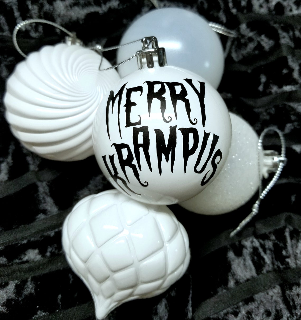 Merry Krampus Decals 10 Pack for Christmas Ornaments DIY Craft | Etsy