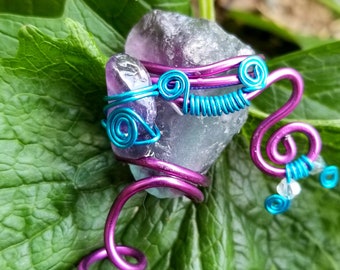 Moonstone Amethyst Flower Pot Decoration Crystal Pot Hugger - Etsy