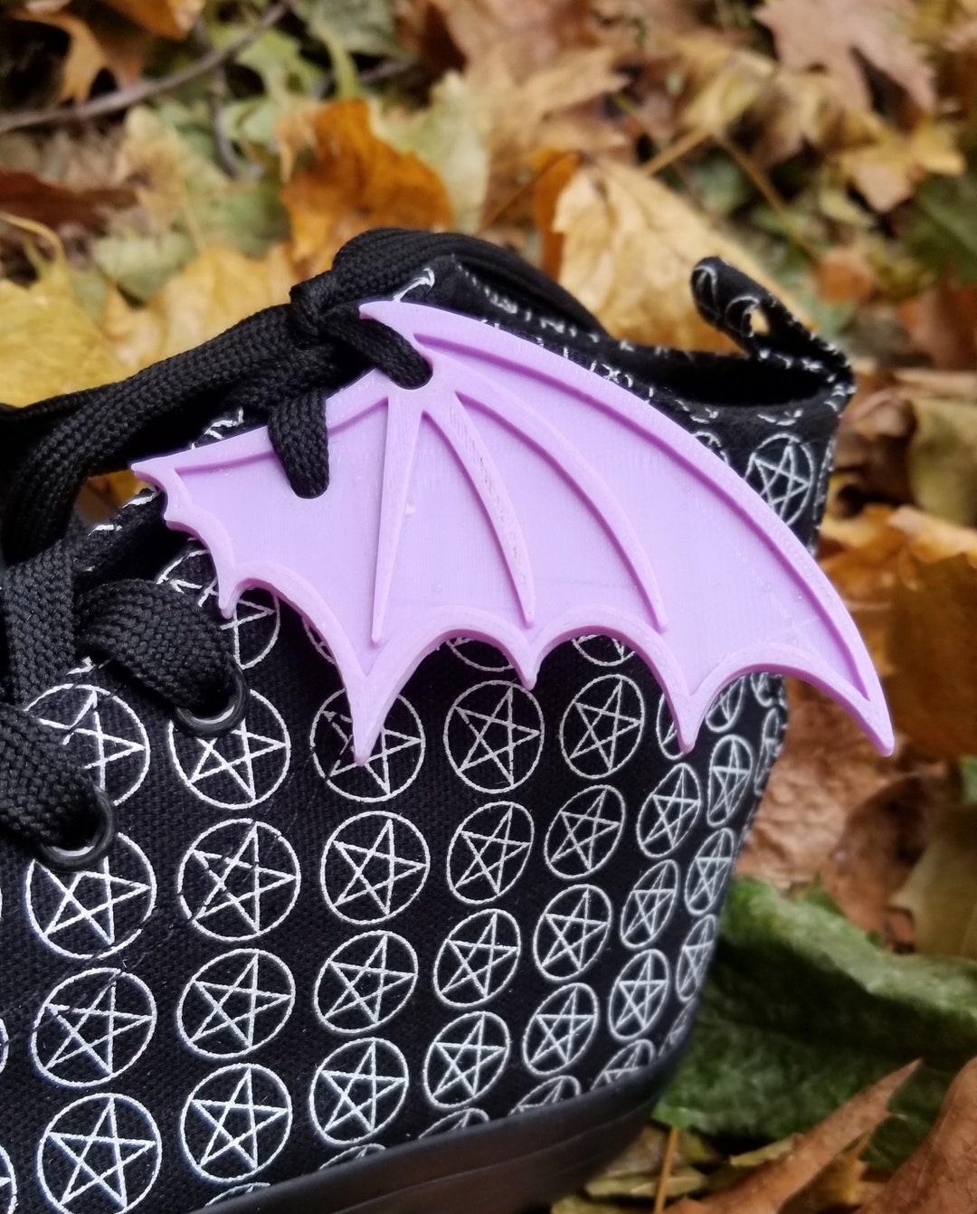 Bat Shoe Wings Corset Wings 3D Printed Pastel Goth Pagan Wiccan Witch ...