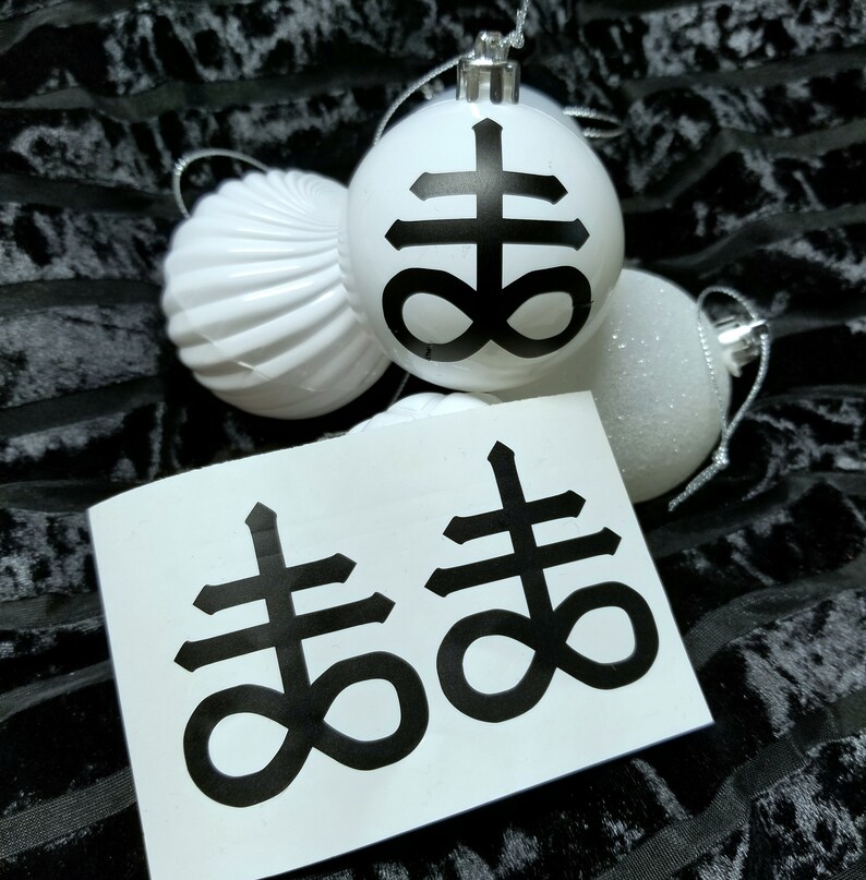 Leviathan Cross Decals 10 Pack for Christmas Ornaments DIY - Etsy