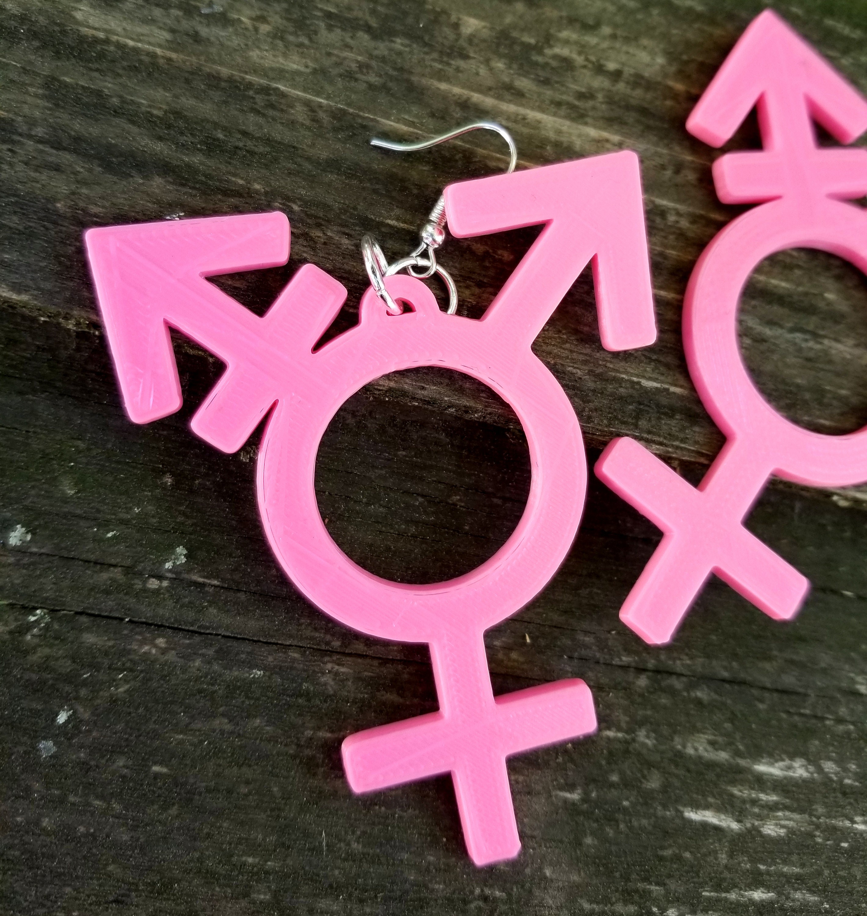 Trans symbol Transgender pride non-cis gender rights giant | Etsy
