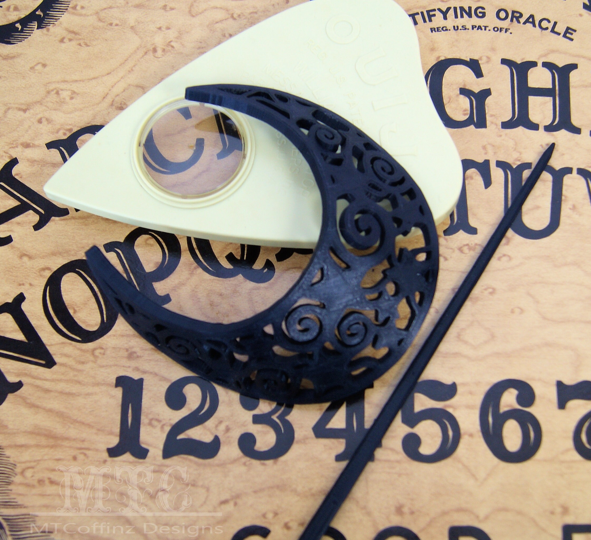 Crescent Moon Celestial Bun Holder Hair Cage 3D Printed Long | Etsy