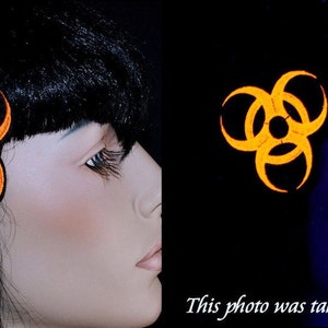 Biohazard Choose Your Own Color Custom Cyber Goth Embroidered Hair Snap ...