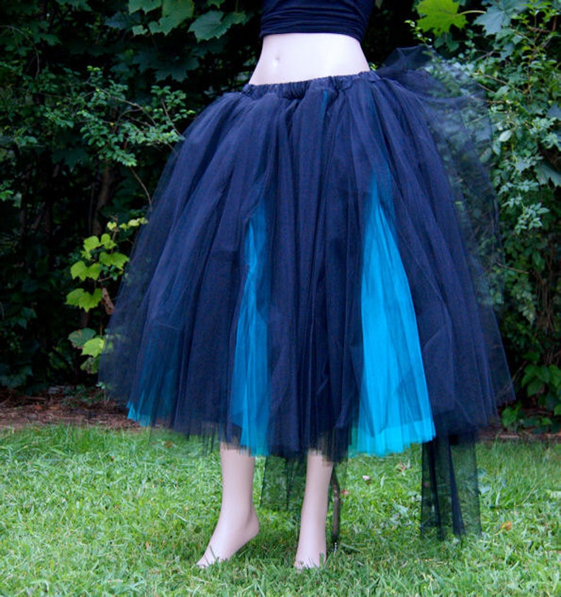 Black and Teal Gothic Tea Length Embroidered Roses Wedding - Etsy