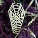 Coffin Spiderweb Cobweb Gothic Casket Hexmas Snowflake Tree Decoration ...