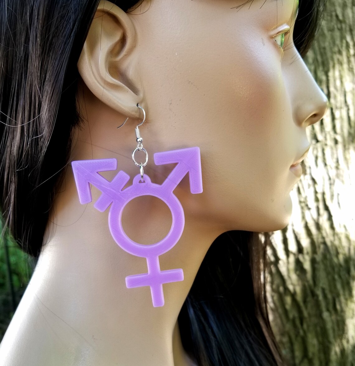 Trans Symbol Transgender Pride Non-cis Gender Rights Giant | Etsy
