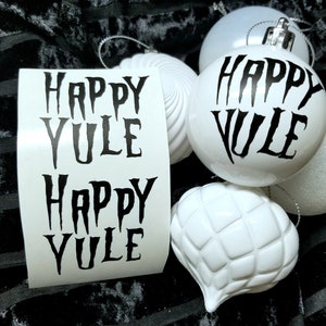 Happy Yule Pagan Decals 10 Pack for Christmas Ornaments DIY Craft ...
